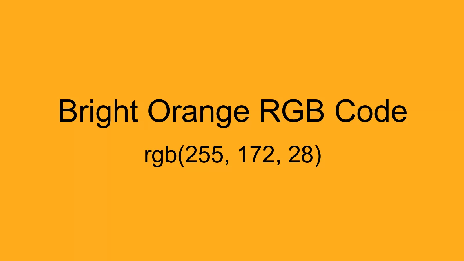 Bright Orange Color, Hex and RGB values | CSSColors.com Bright Orange Color, Hex and RGB values | CSSColors.com